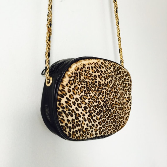 L.J. Simone | Bags | Lj Simone New York Leopard Calf Hair Crossbody ...